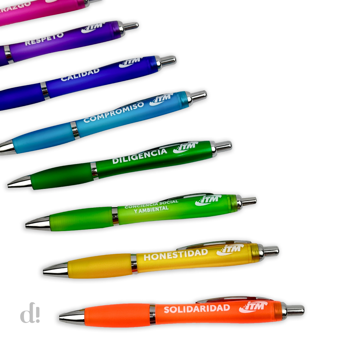 Lapiceros de Colores con Valores – ITM – DINAMIC PRODUCTS
